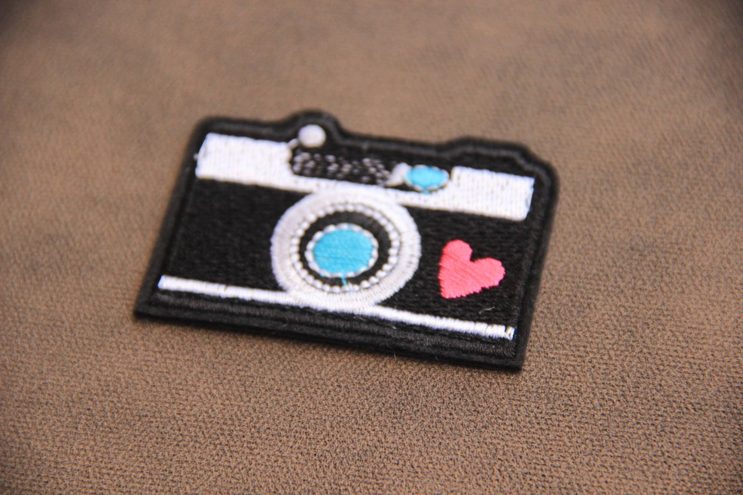 Camera Embroidery Iron on Applique Patchembroideried Patch - Etsy