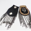 A Pair of Tassels Epaulet,handmade Shoulder Pad,studs Shoulder ...