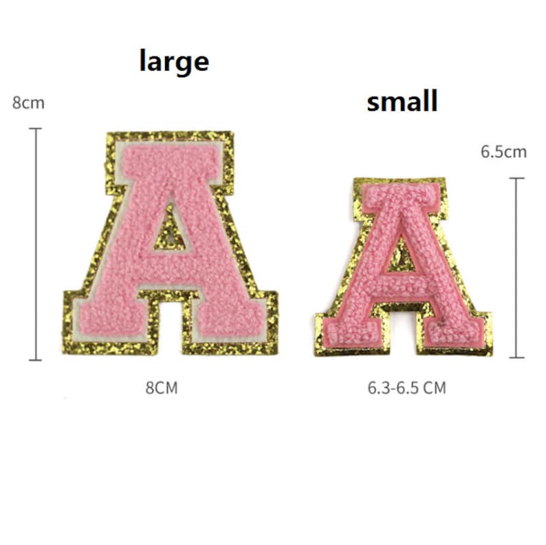 Colorful Embroidered Letter Iron on Applique Patchembroidery - Etsy