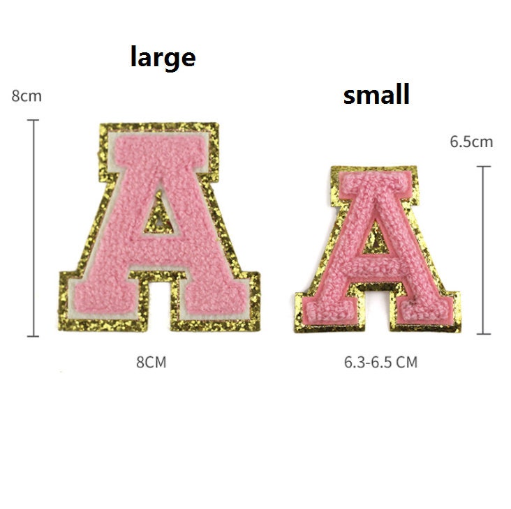 Colorful Embroidered Letter Iron on Applique Patchembroidery - Etsy