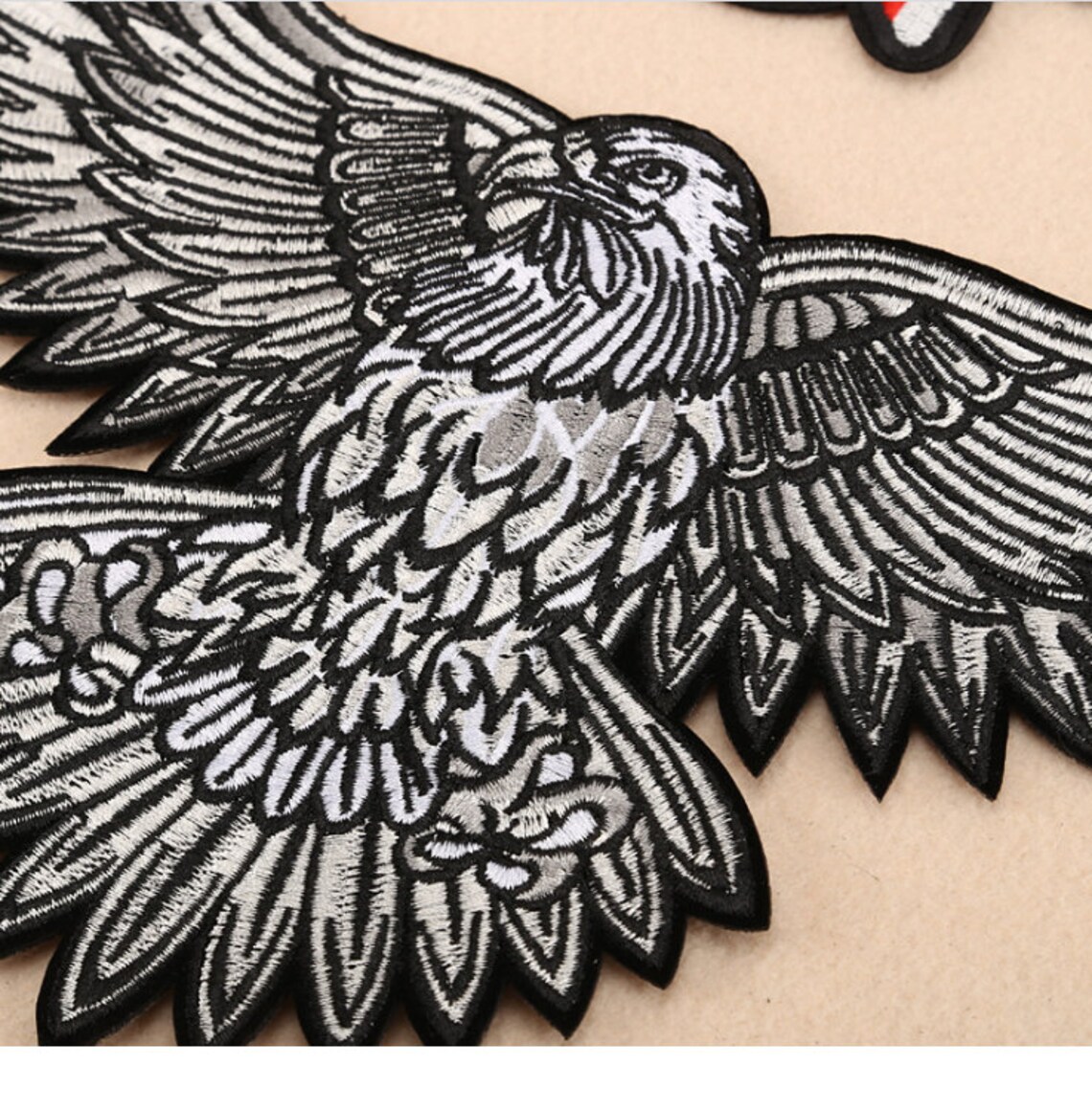 Delicate Eagle Embroidered Applique Patchembroidery Eagle - Etsy