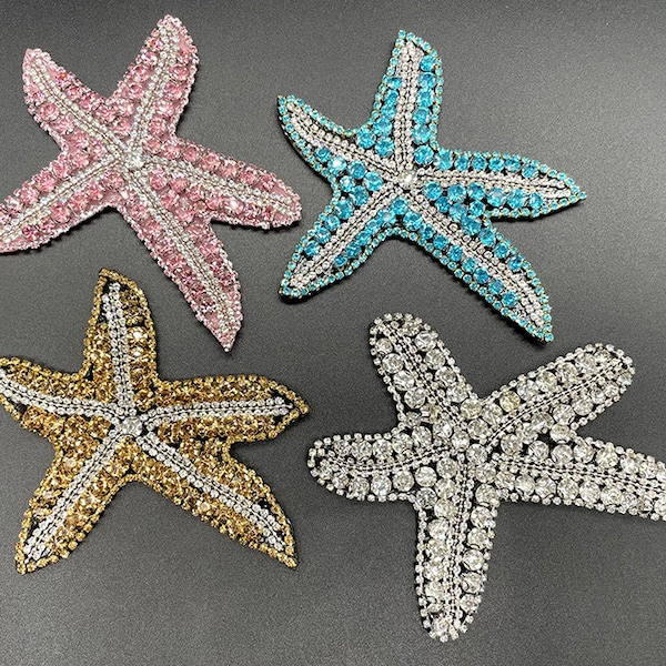 Rhinestone Starfish - Etsy