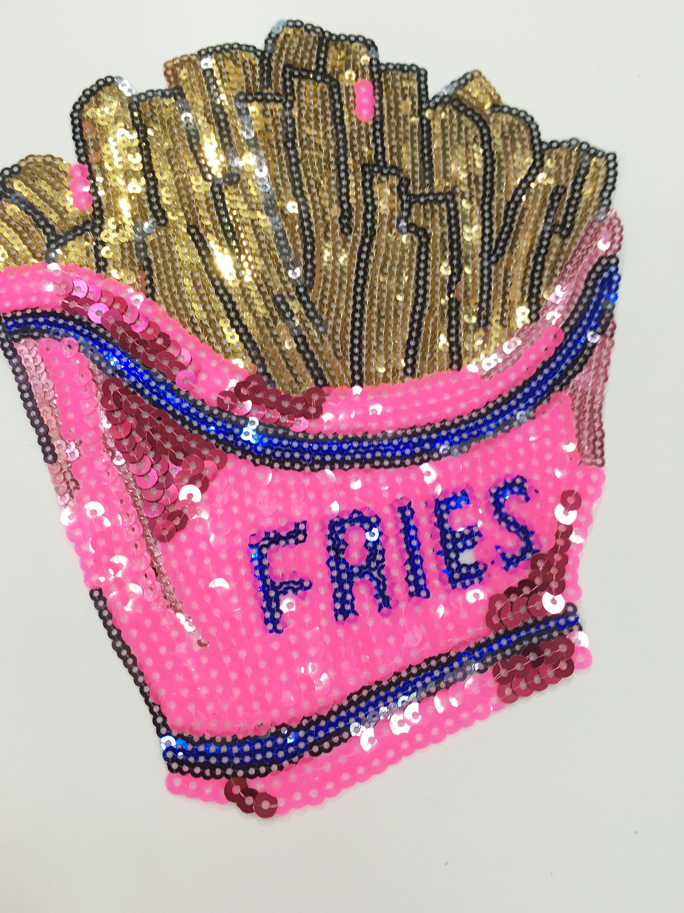 Chips Sequined Applique Patchpaillette Patchsequins Patch | Etsy