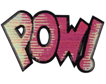 Super Hero POW Patch Any Color Combo Custom Made F11 - Etsy