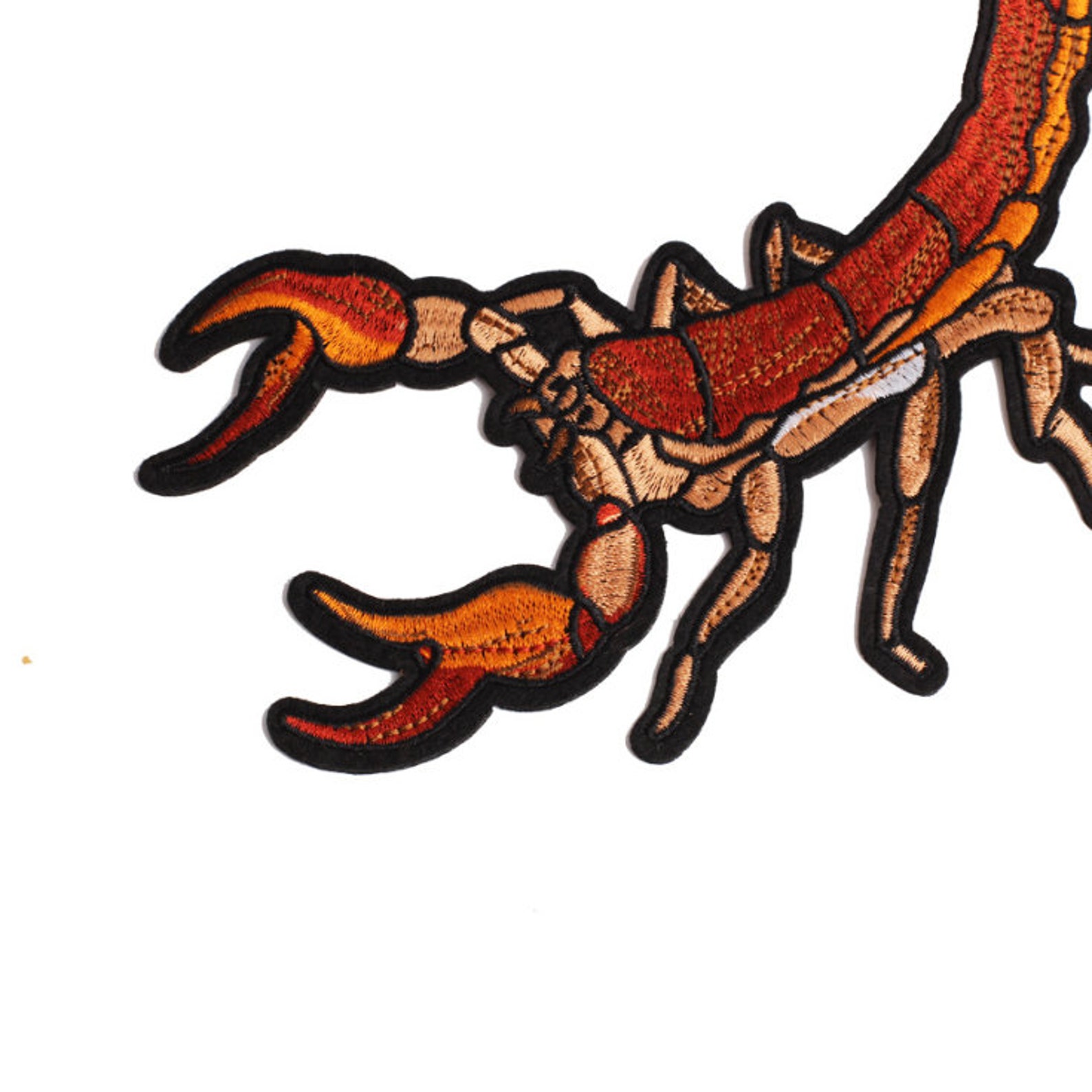 A Pair of Scorpion Iron on Embroidered Applique Patch,scorpions Patch ...