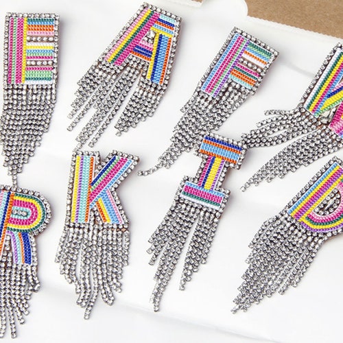 Mutiple Color Letters Patch Alphabet Embroidered Applique | Etsy