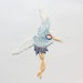 Delicate Blue Cranes Embroidered Applique Patch,embroidery Birds ...