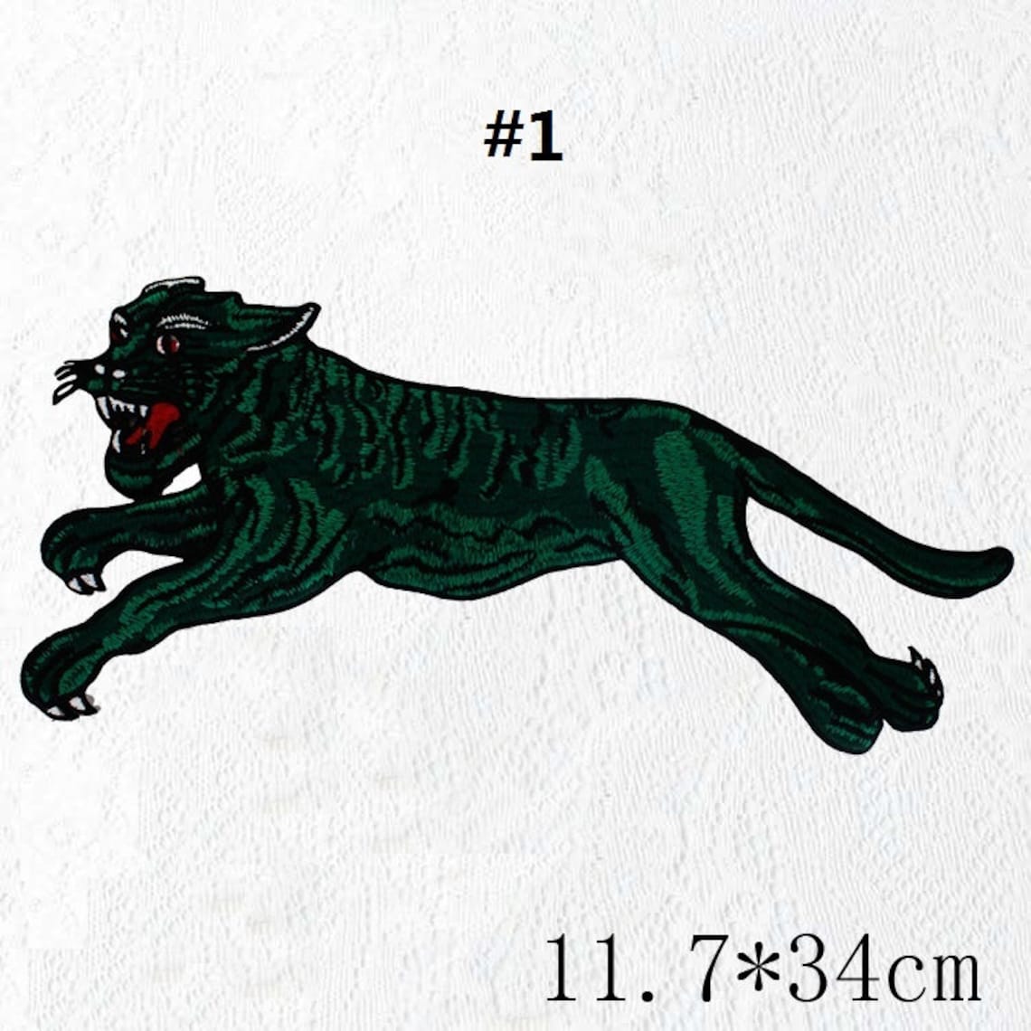 Leopard Embroidery Applique Patchembroidered Leopard Patch - Etsy