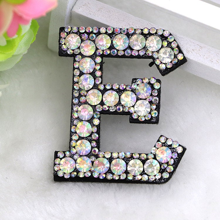 Diamond Letters Embroidery Sequined Iron on Applique - Etsy
