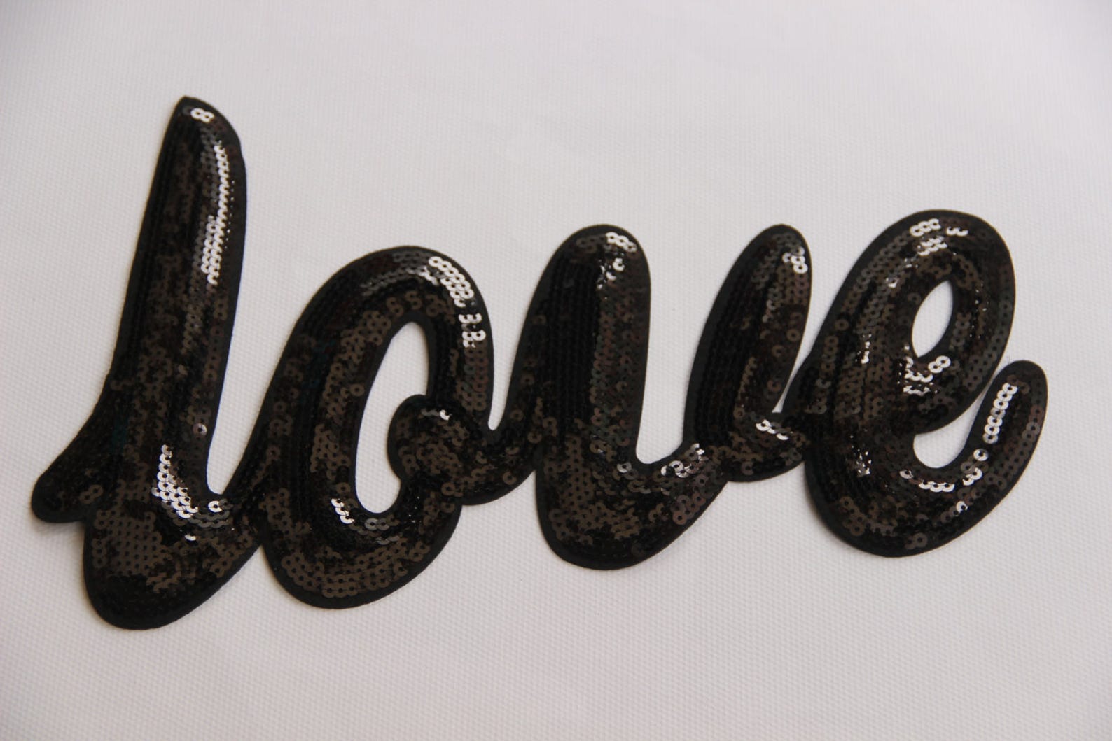 Love Sequined Applique Patch,paillette Patch,sequins Patch Supplies for ...