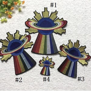 Delicate Planet Embroidered Applique Patch,embroidery Earth Patches for ...