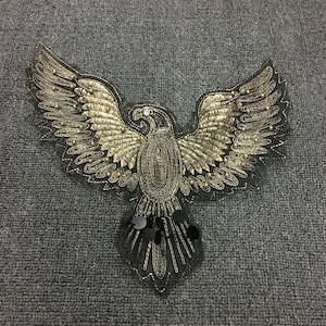 Flying Eagle Beaded Sequined Applique Patch,paillette Patch,sequins ...