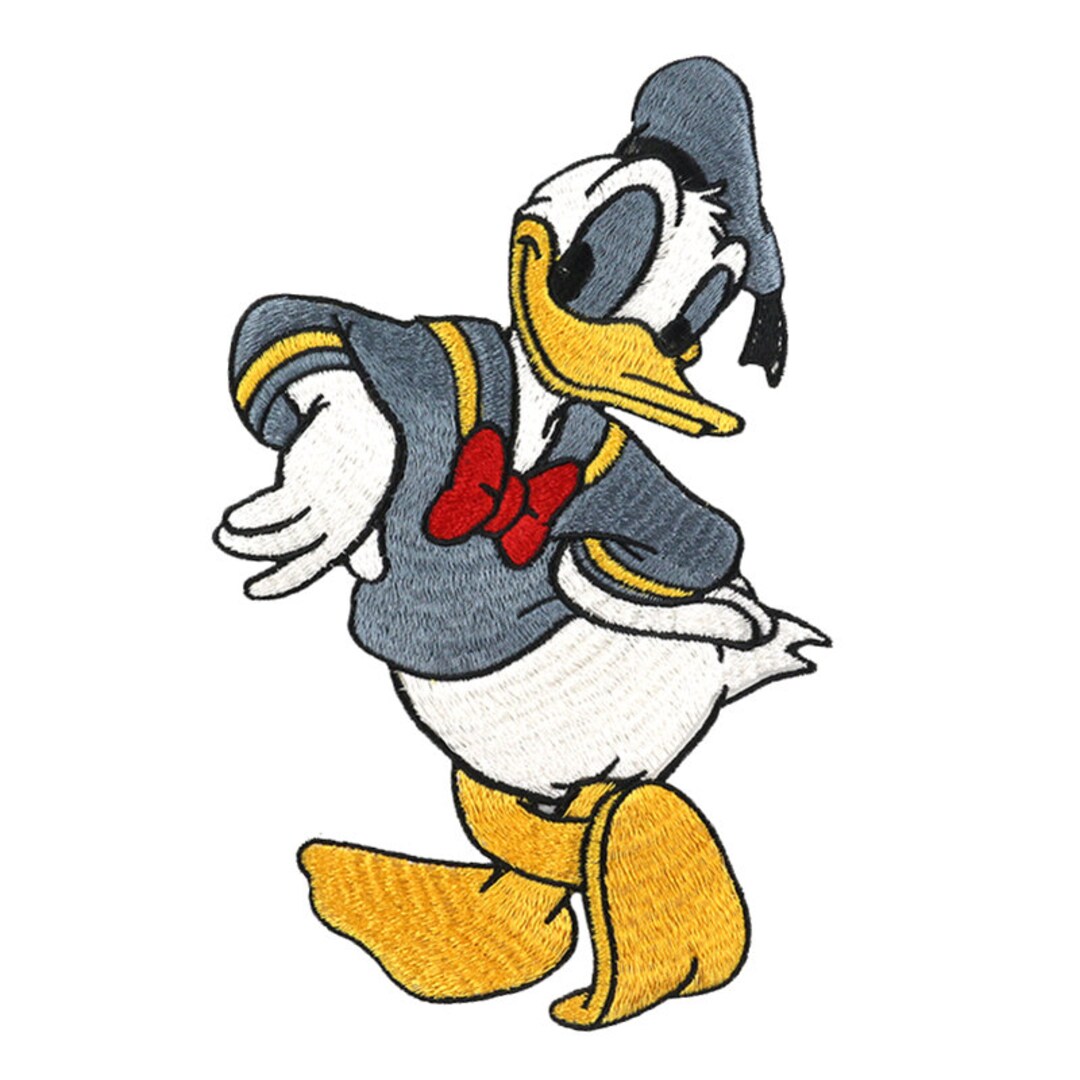 Cartoon Duck Embroidered Applique Patch,embroidery Cartoon Patch ...