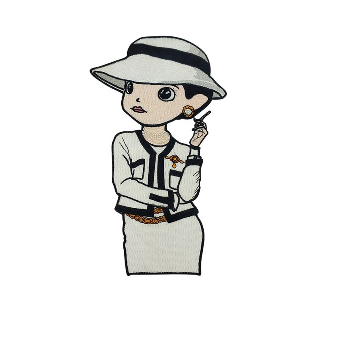 Beauty Embroidery Applique Patch,embroidered Girl Patch Supplies for ...