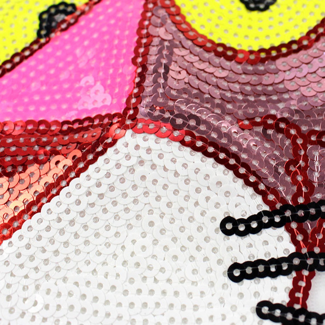 Cartoon Panther Sequined Applique PatchPaillette | Etsy