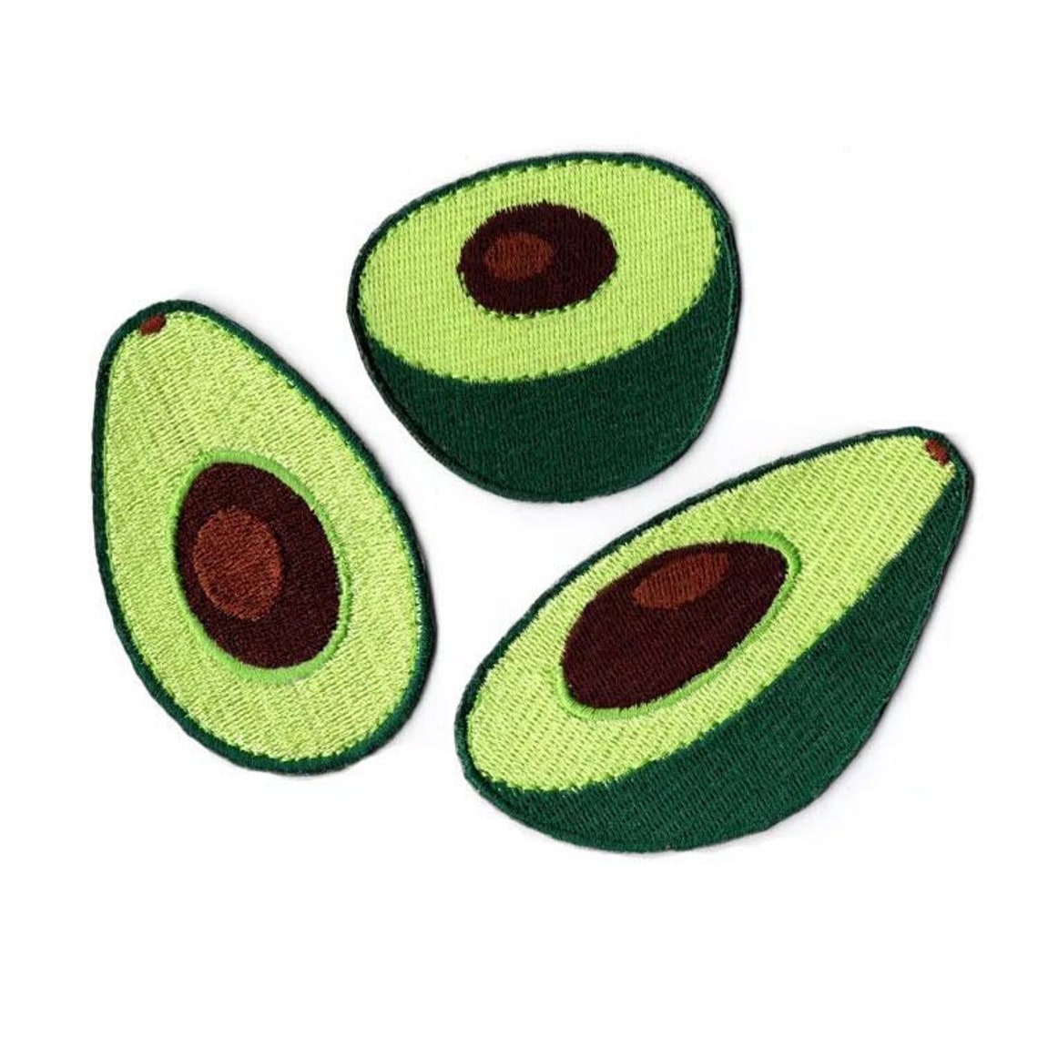 Avocado Embroidered Iron on Applique Patchembroidery Avocado - Etsy