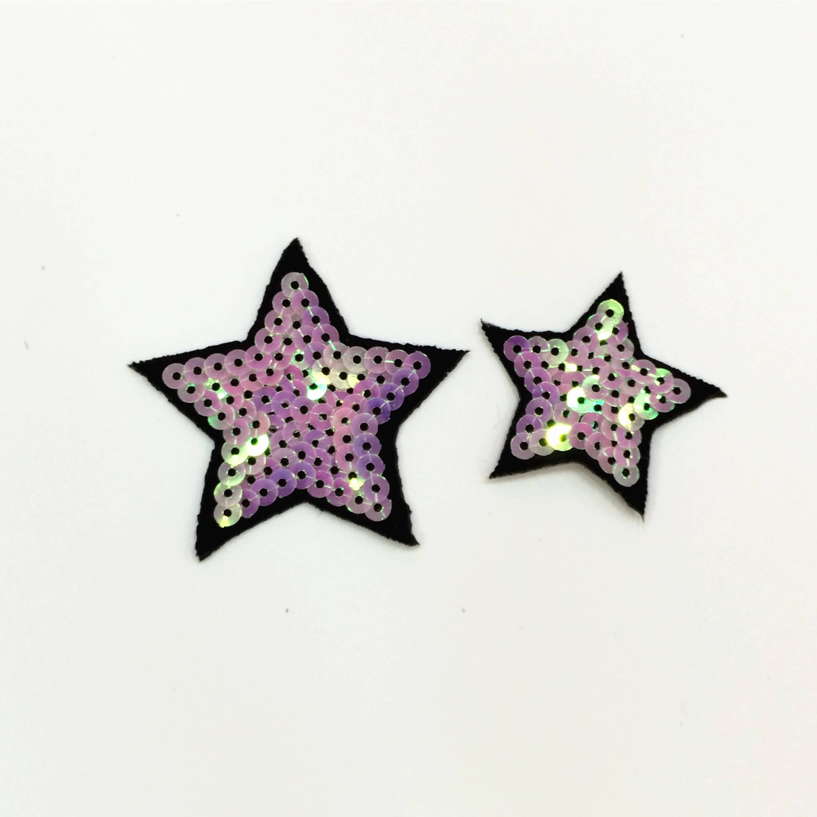 15 Pieces Colorful Stars Sequined Applique Patchpaillette - Etsy