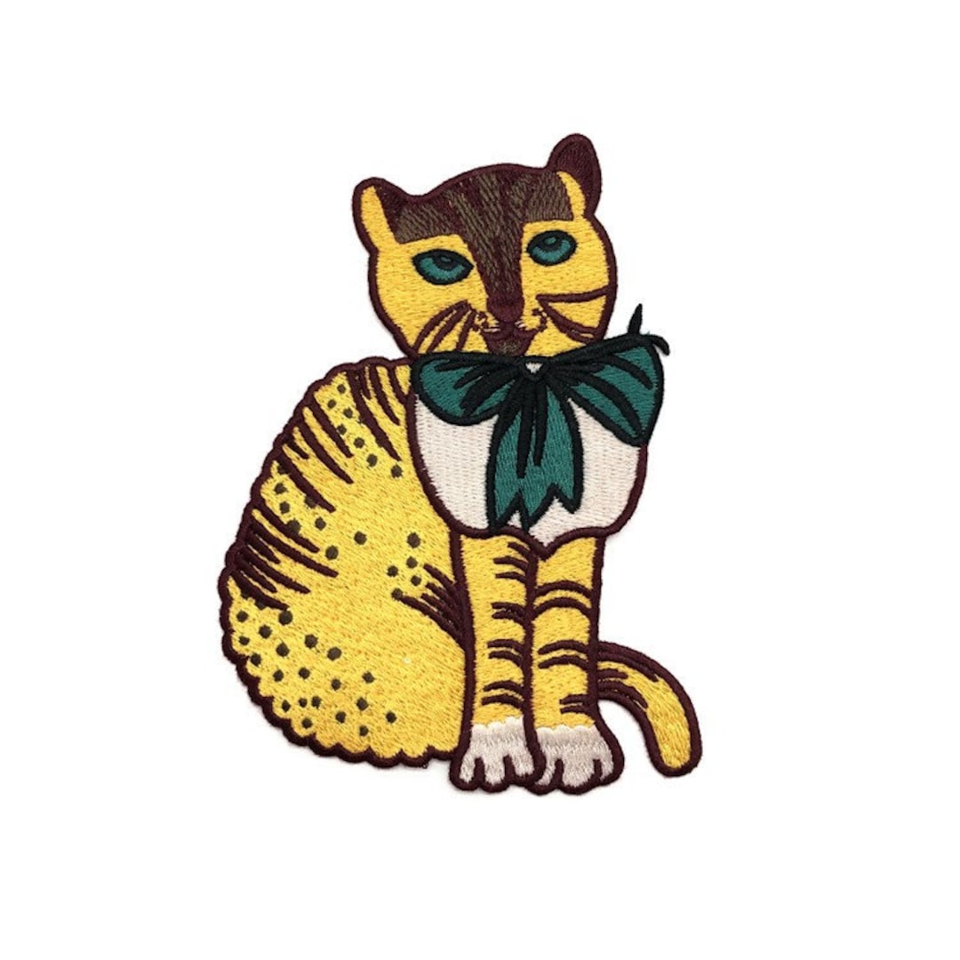 Cat Embroidery Applique Patch,embroidered Cat Patch Supplies for Coat,t ...
