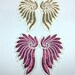 A Pair of Gold Wings Sequined Applique Patchpaillette - Etsy