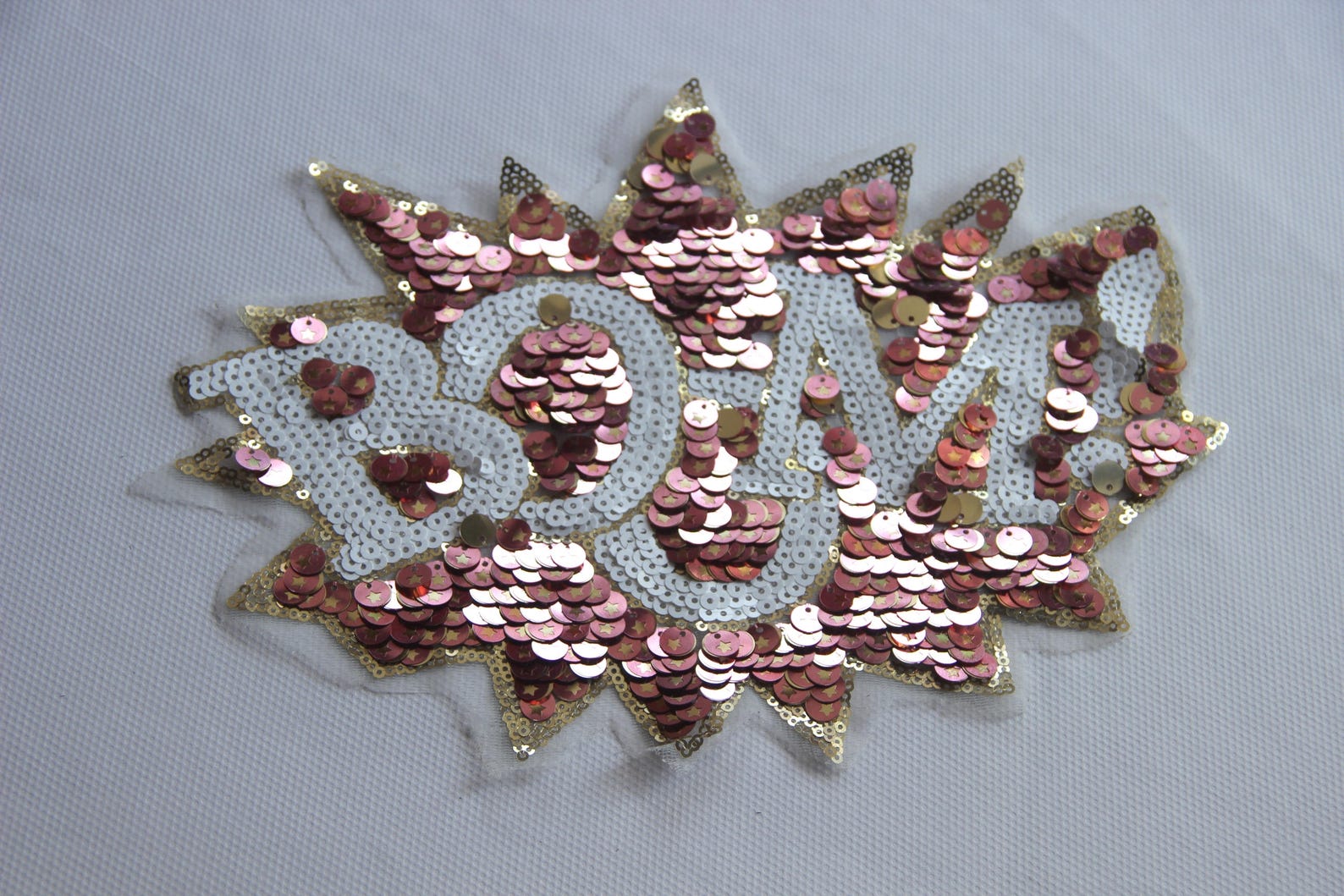 BOOM Sequined Applique Patchpaillette Patchsequins Patch | Etsy