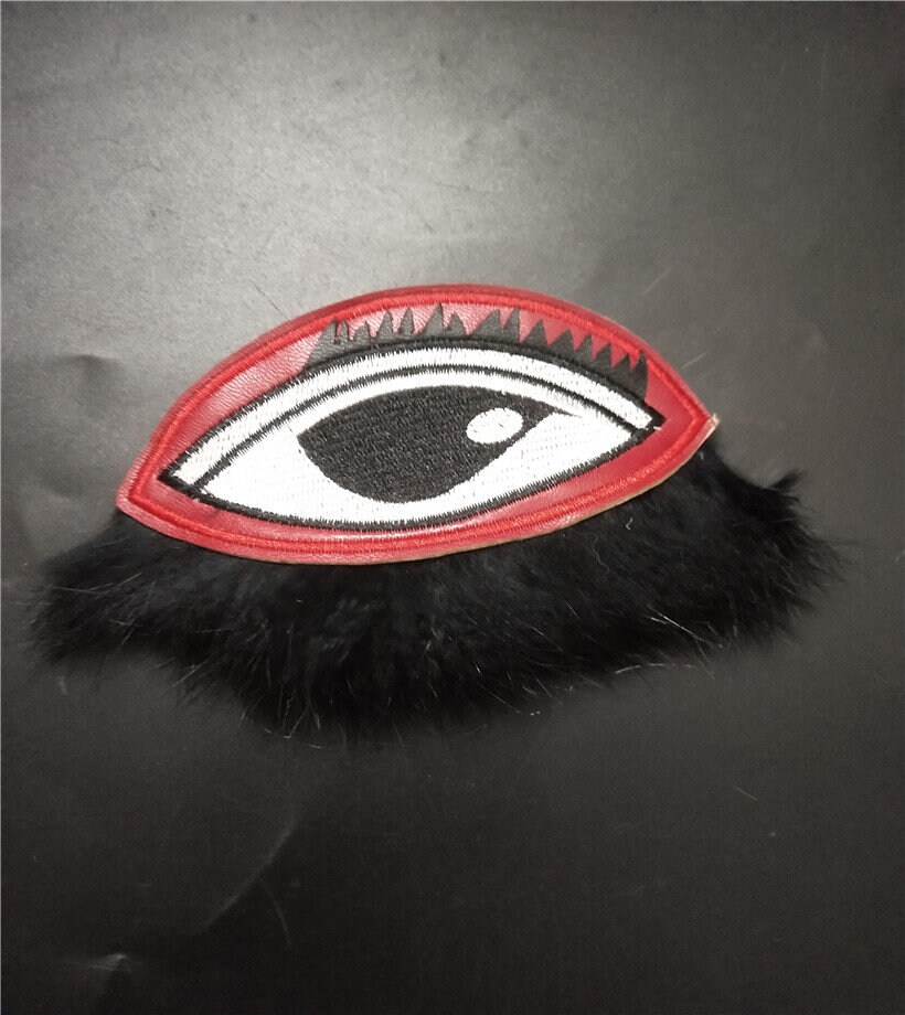 A Pair of Eye Embroidered Applique Patchembroidery Fur Eyes | Etsy
