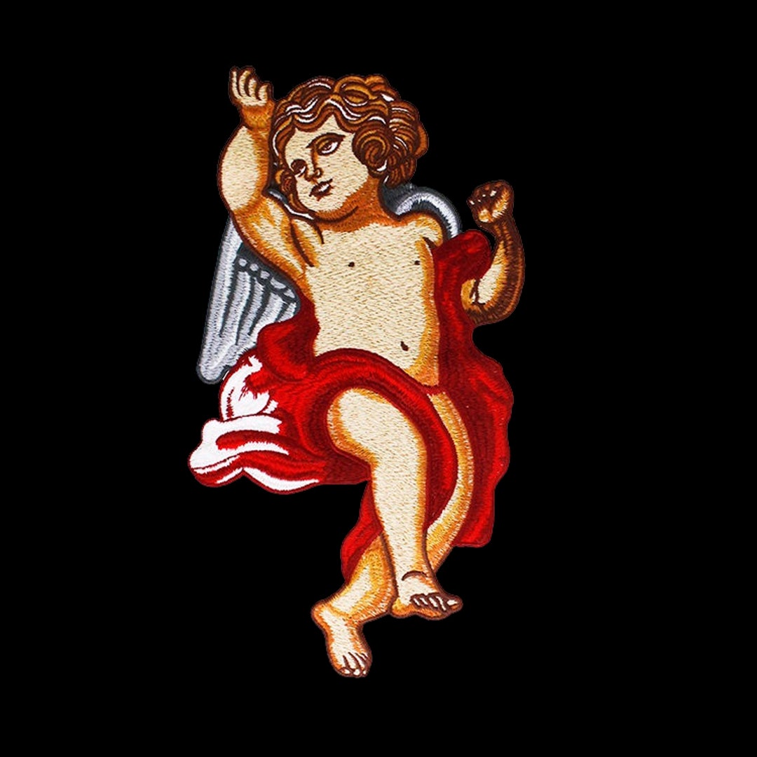 Large Angel Embroidered Applique Patch,embroidery Angel Patches for T ...
