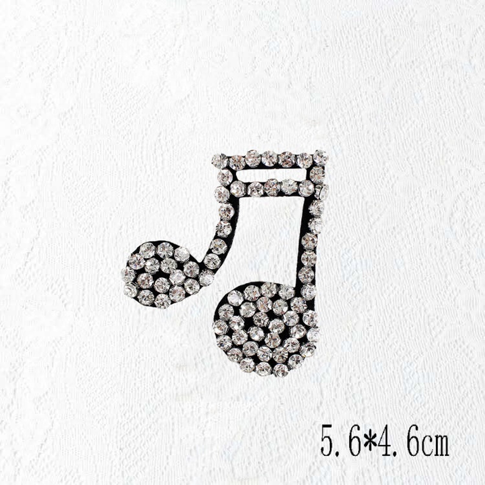 3 Pieces Embroidery Music Note Sequined Beaded Applique - Etsy