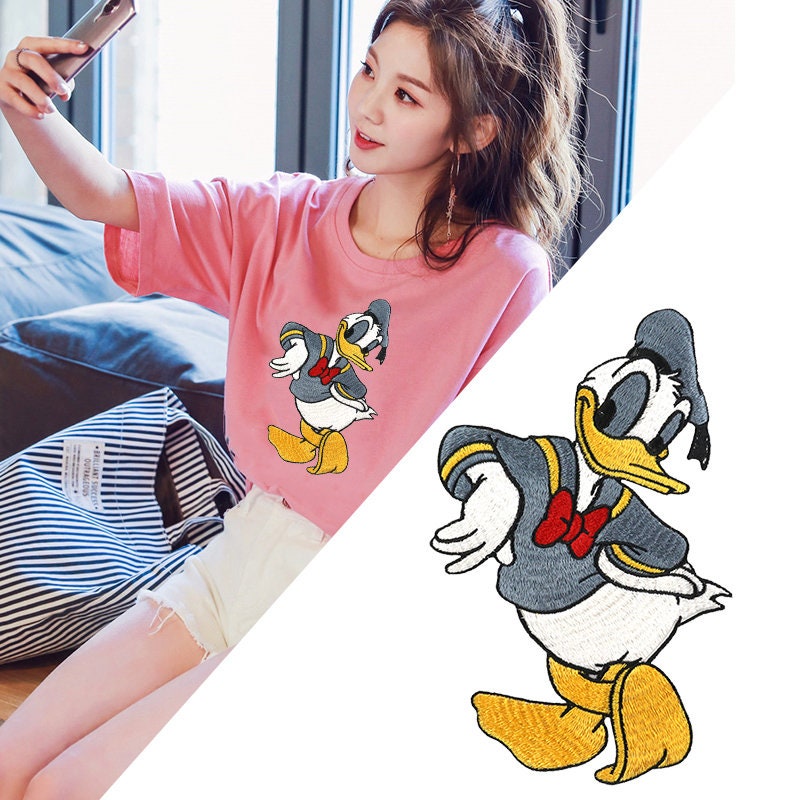 Cartoon Duck Embroidered Applique Patchembroidery Cartoon - Etsy