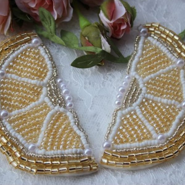 Lemon Applique - Etsy