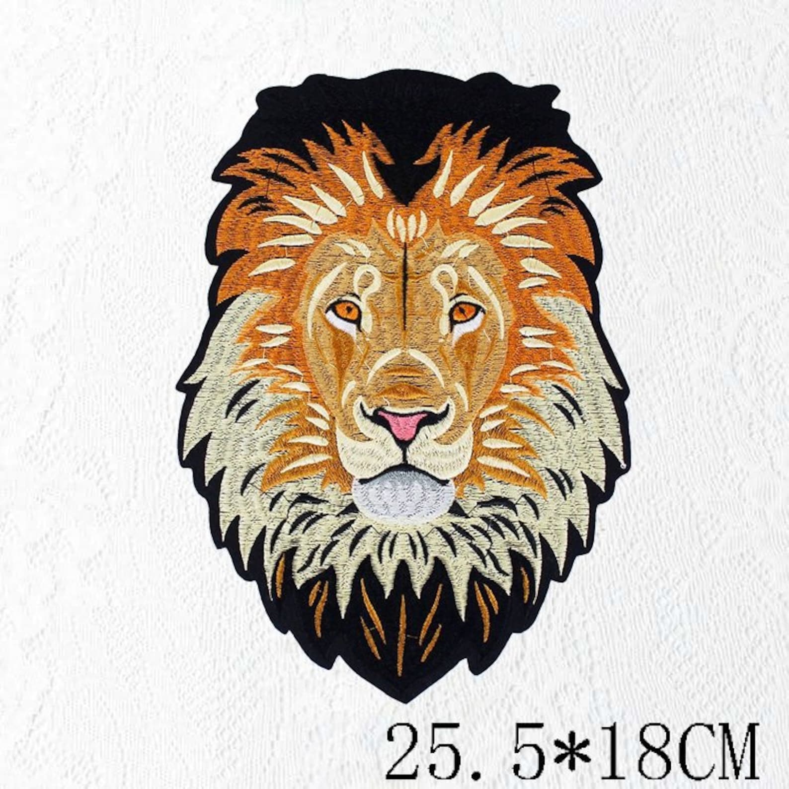 Lion Embroidery Iron on Applique Patchembroidered Lion Head - Etsy