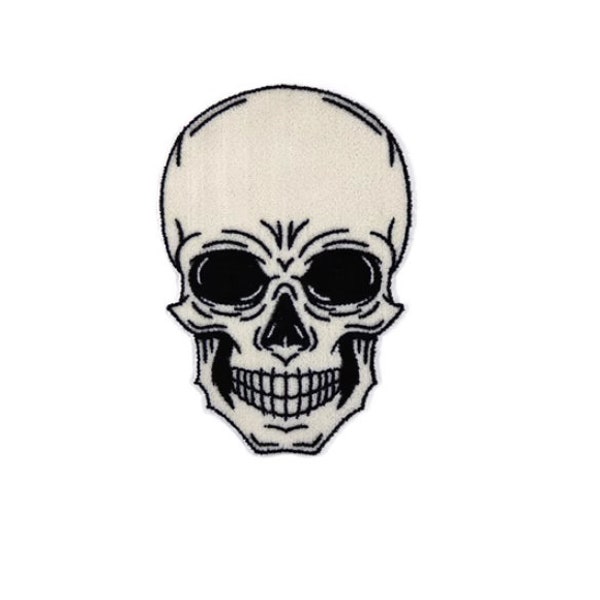 Embroidered Skull Patch - Etsy