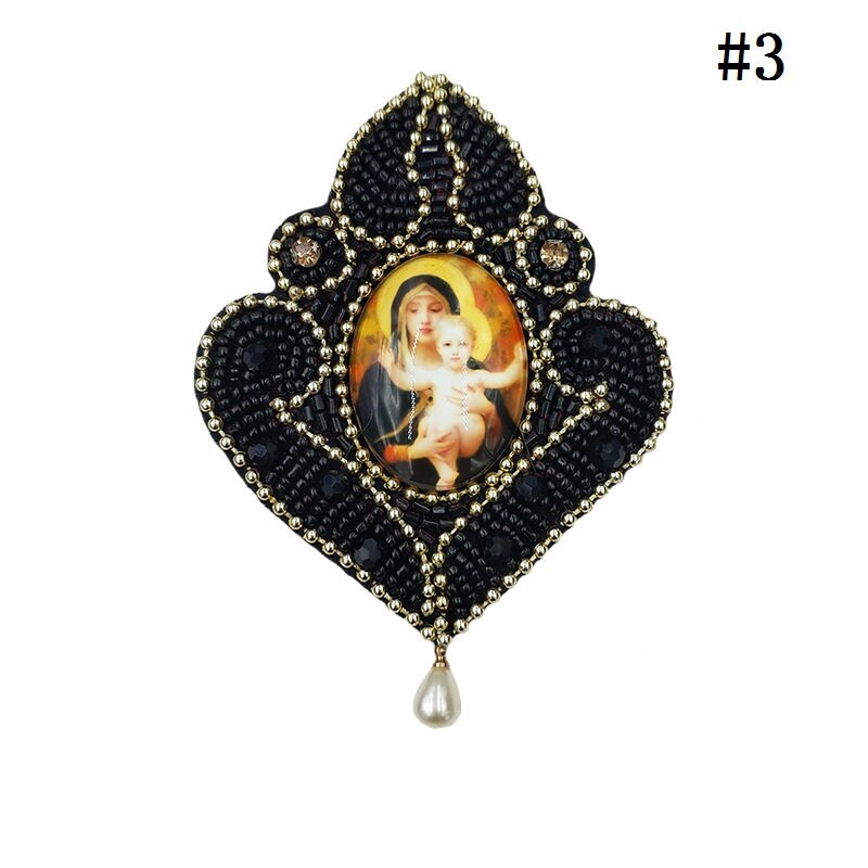 Goddess Embroidery Beaded Applique Patch,rhinestone 3D Cross Patch ...