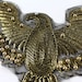 Flying Eagle Beaded Sequined Applique Patch,paillette Patch,sequins Bird Patch Supplies for Coat ...
