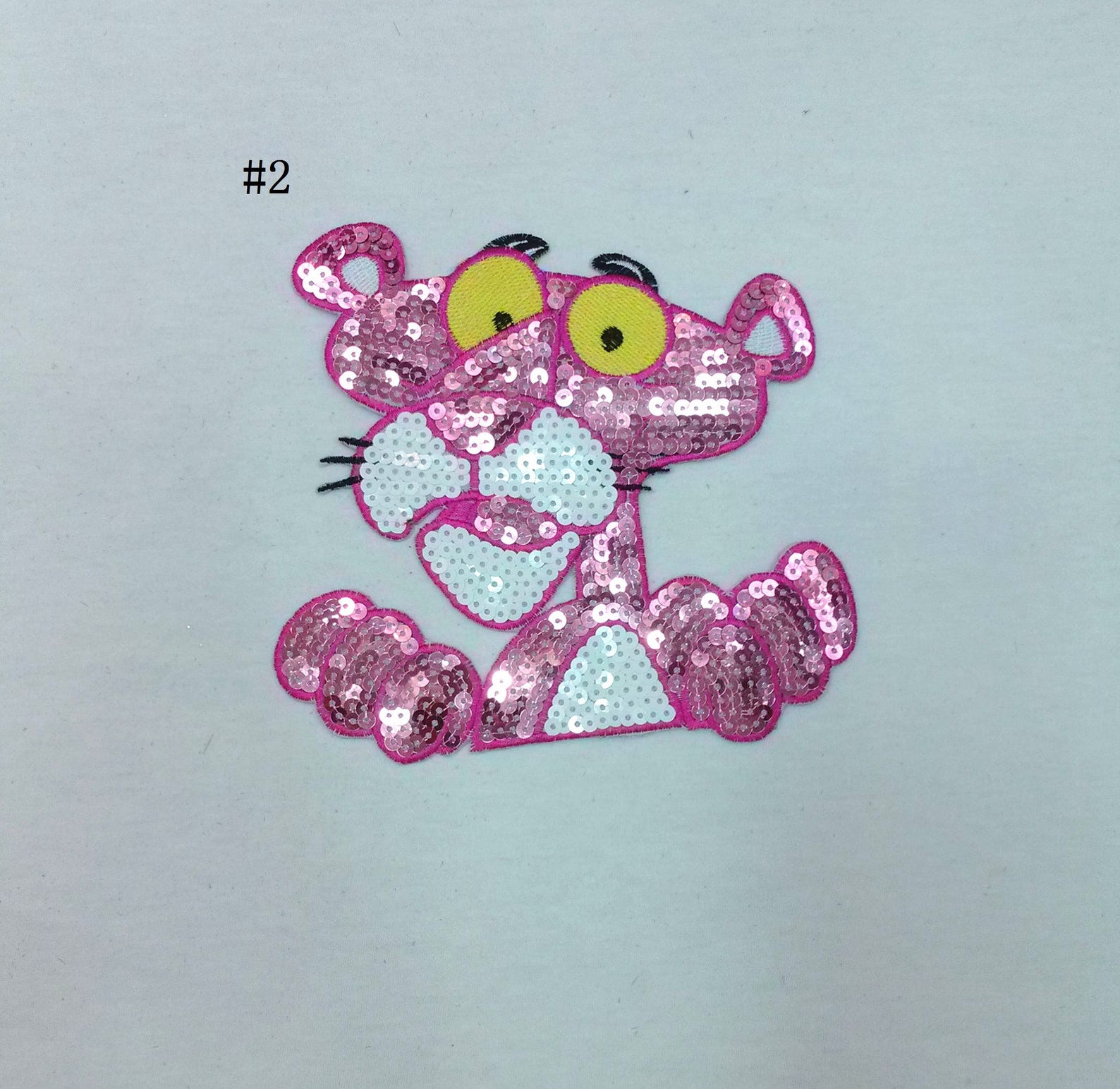 Cartoon Panther Sequined Applique Patchpaillette - Etsy