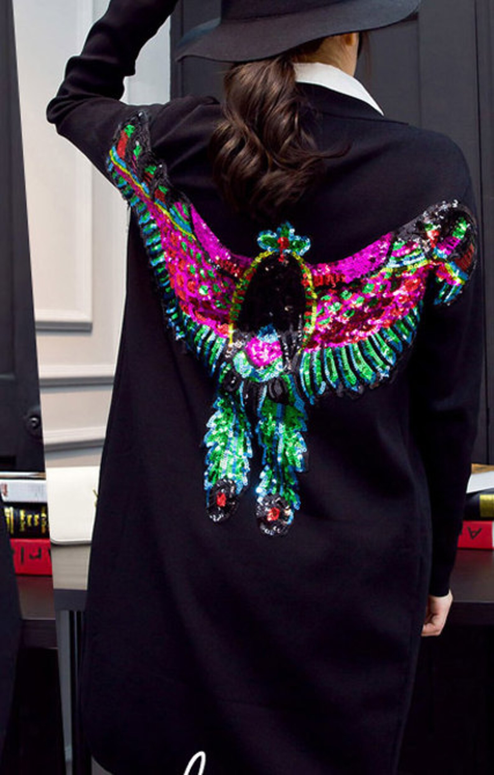 Huge Flying Eagle Sequined Applique Patch,paillette Patch,sequins Patch ...