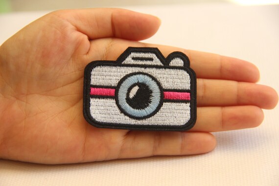 Camera Embroidered Iron On Applique PatchEmbroidery Camera | Etsy