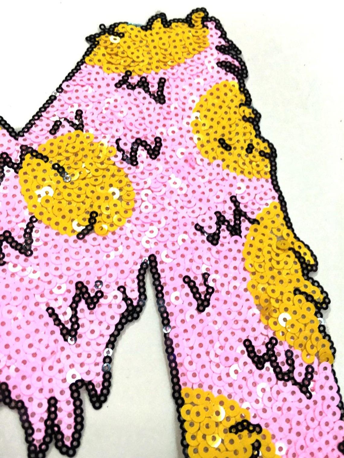 Letter M Sequined Applique Patch,paillette Patch,sequins Patch Supplies ...