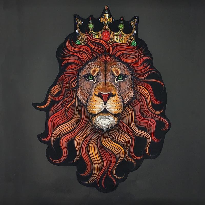 Lion Patch - Etsy