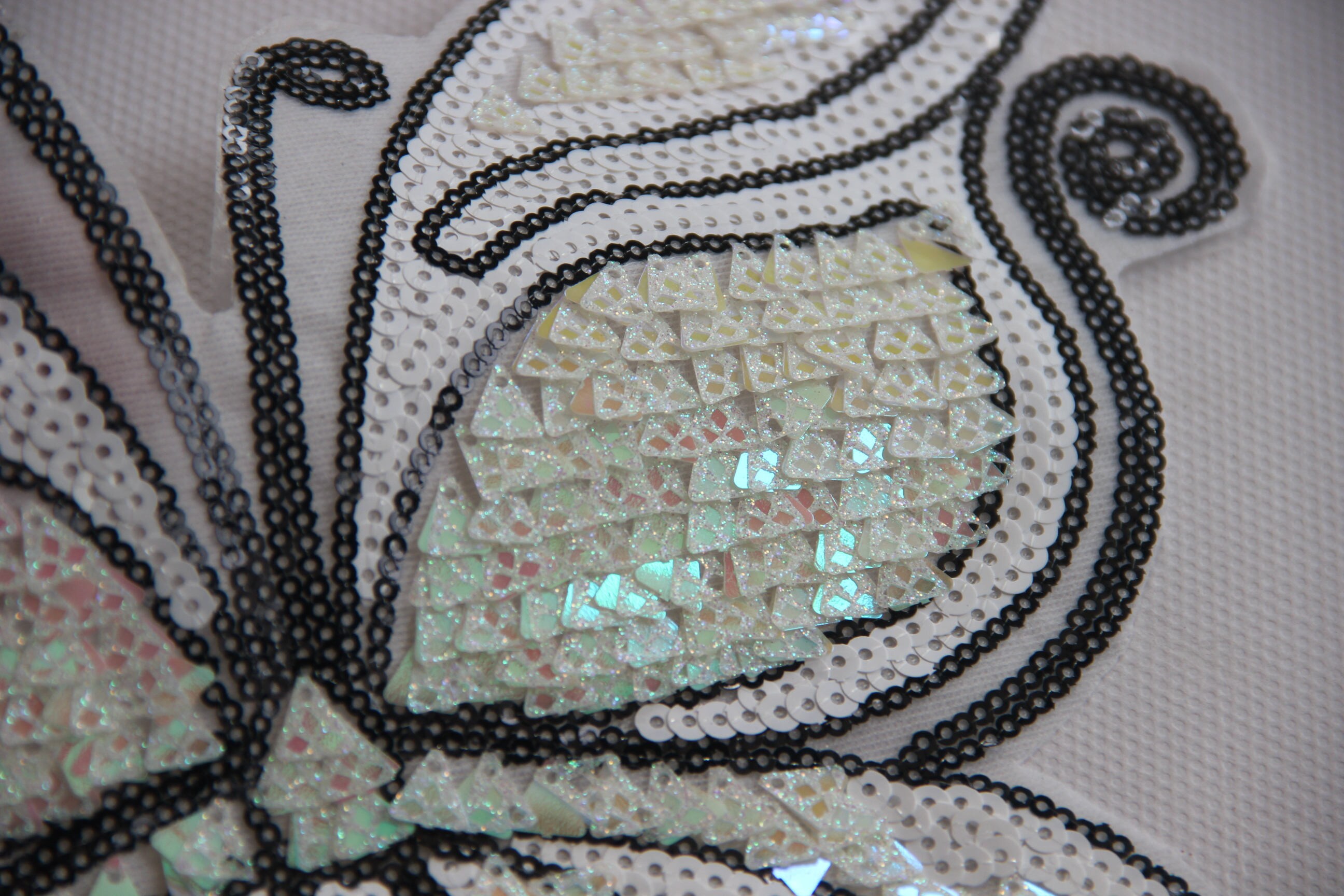 Butterfly Sequined Applique Patchespaillette Patchsequins - Etsy