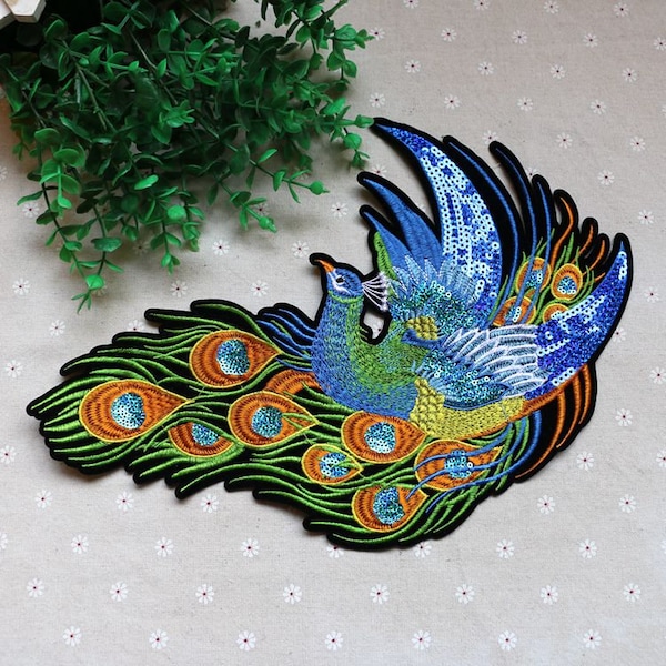 Large Embroidered Patch - Etsy