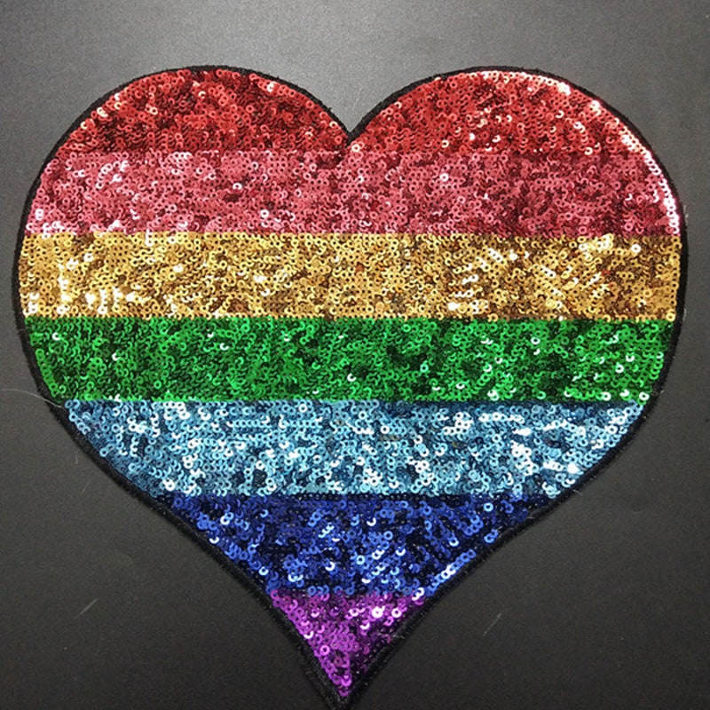 Sequin Heart - Etsy
