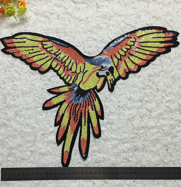 Large Flying Eagle Sequined Applique PatchPaillette | Etsy