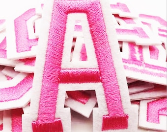 Letters Patch Alphabet Embroidered Applique Colorful Letters - Etsy