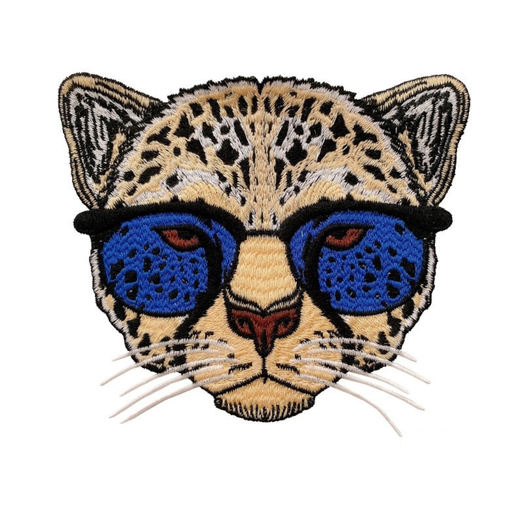 Leopard Embroidered Applique Patch,embroidery Leopard Patch for ...