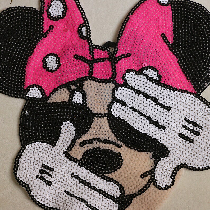 Cartoon Sequined Applique Patch,paillette Patch,sequins Patch Supplies ...