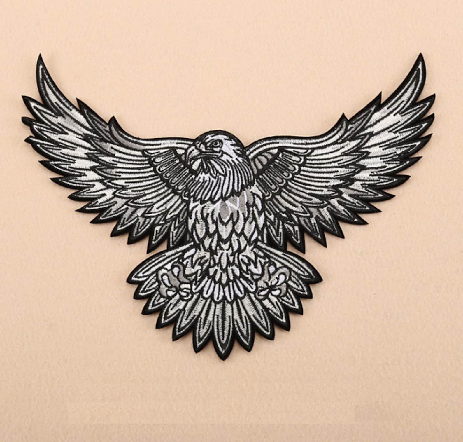 Delicate Eagle Embroidered Applique Patchembroidery Eagle - Etsy