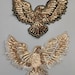 Gold Eagle Sequins Embroidery Applique Patch,embroidered Sequin Eagle ...