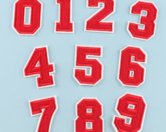 Fun Number Patch 4 Any Color Combo Custom Made - Etsy