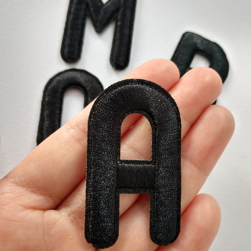 Embroidered Letters Patch - Etsy