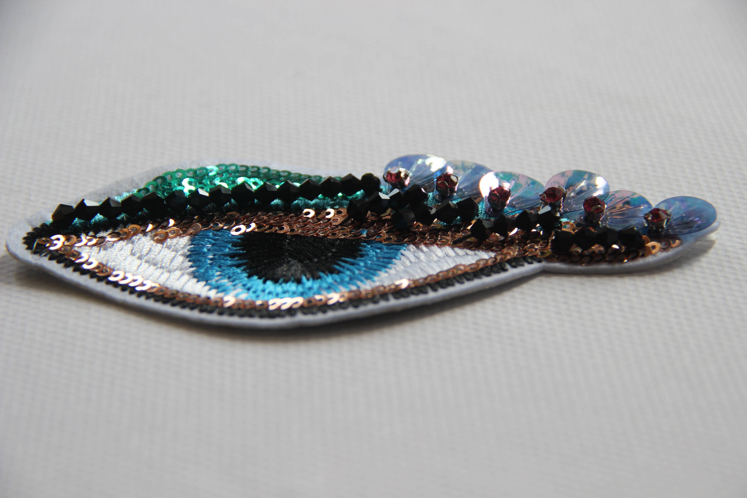 A Pair of Eyes Sequined Applique Patchpaillette Patchsequins - Etsy